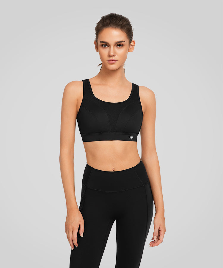 Power Adjustable Enhance Padded Running Bra | Women's High Support Spo – Yvette_UK