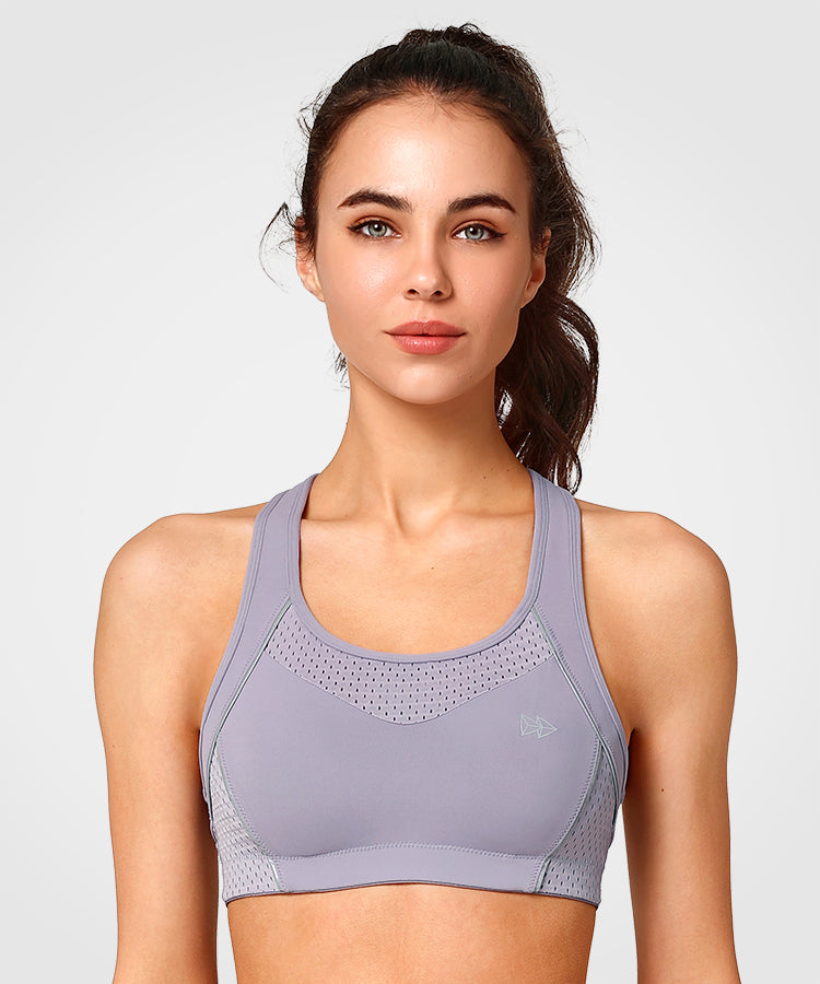 Sculpt Racerback Line Padded Running Bra | Women's High Support Sports – Yvette_UK